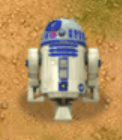 R2-D2 droid can capture other characters in the Star Wars game.
