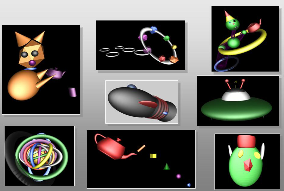 Shapes Enabling K 12 Kids To Use 3D Graphics
