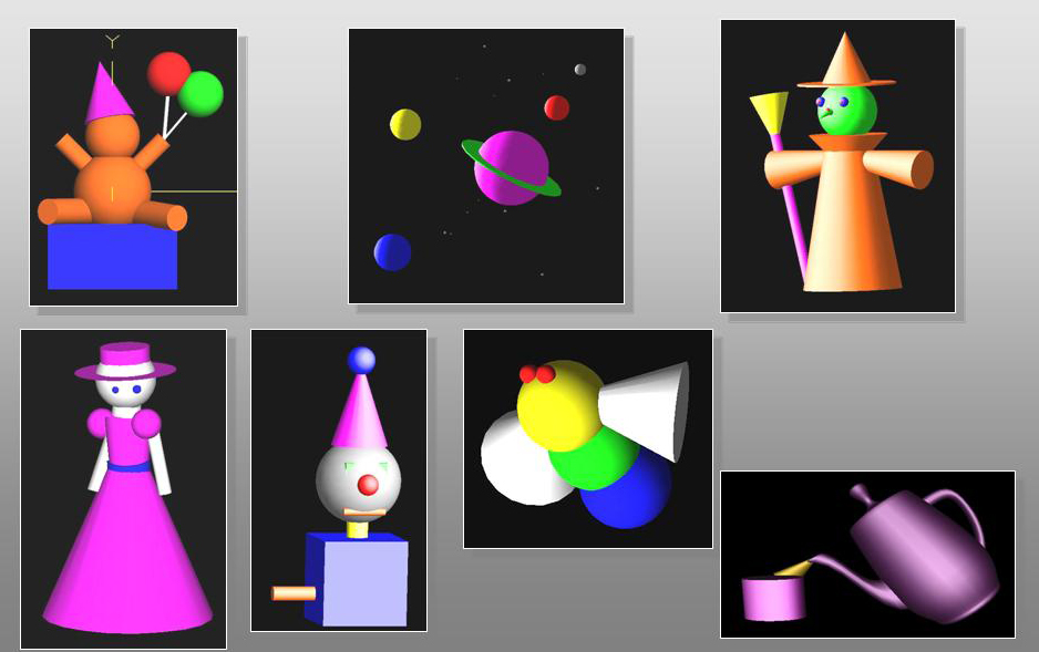 Shapes Enabling K 12 Kids To Use 3D Graphics